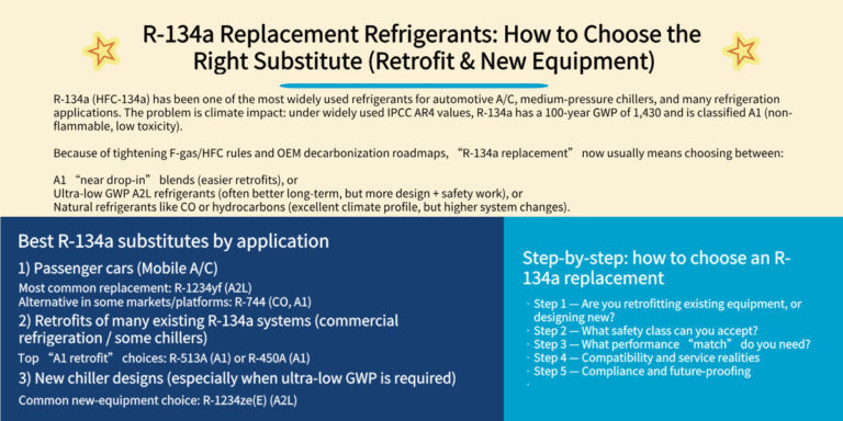 R-134a Replacement Refrigerants: Best Alternatives for Automotive A/C ...